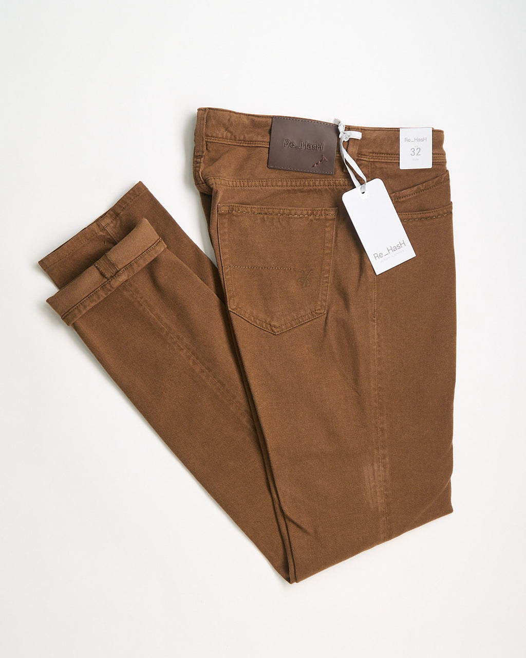 Re-HasH 'Rubens' Tailored Fit Superstretch Bull Denim Pants ...