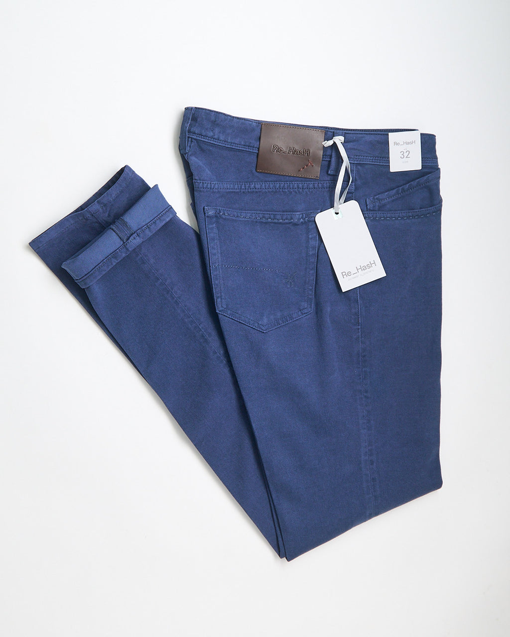 Re-HasH 'Rubens' Tailored Fit Superstretch Bull Denim Pants ...