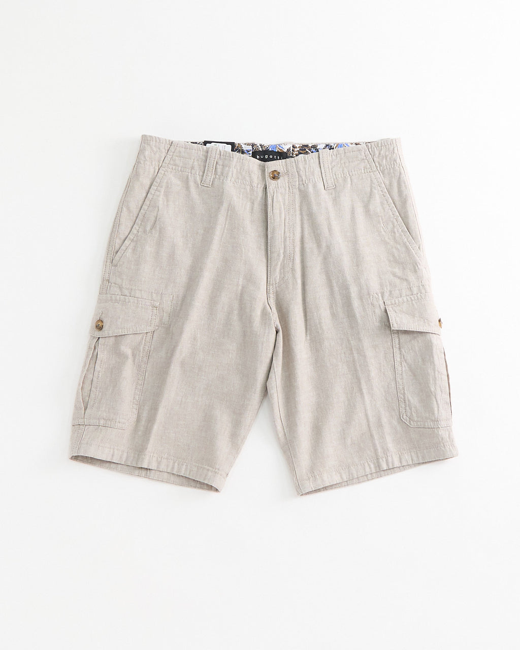 Bugatti Casual Linen Cargo Shorts - blazerformen.com – Blazer For Men